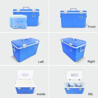 China Phefon Brand Portable Passive Medical Cooler Box Stackable Design For Safe Medical Sample Storage And Transport for sale