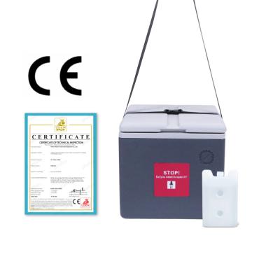 China CE Approved 1.5L Vaccine Cold Storage & Transport Medical Ice Cooler Box for sale
