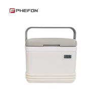 China Lightweight Compact Insulated Cooler Box, Portable Injection Molded Ice Chest, Slim Small Cooler with Carry Handle, Great Ice Retention, Airtight Lid for Camping, Picnic, Beach, Hiking, Day Trip, Drin for sale