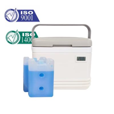China Durable Medical Cooler Box 5Ltr Medicine Cold Box With Temperature Display for sale