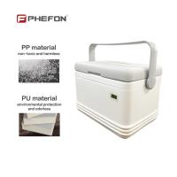 China Insulation Type PU Foam Cold Chain Transportation Small Portable Cooler for Medicine for sale