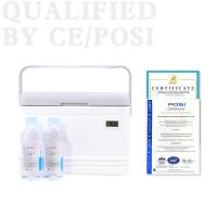 China Phefon Rotating Handle Portable Ice Cooler Box With PU Foam Insulation for sale