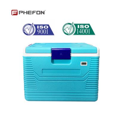 China PHEFON FS-54L Medical Cooler Box with PU Insulation 510x315x355mm for sale