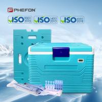 China Medical Cooler Box with PU Insulation for Blood Reagent Transport for sale