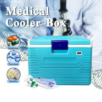 China Green Medical Cooler Box 54L Cool Box For Transporting Medicines for sale