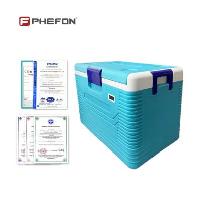 China Medical Cooler Box 54L with PU Foam Insulation for Vaccine Storage for sale