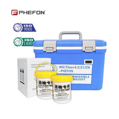 China Waterproof UN2814 Portable Cooler Box For Lab Specimen Storage And Transport for sale