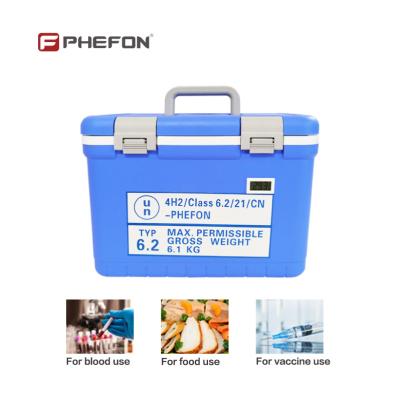 China UN2814 Biosafety Transport Box For Pharmaceutical Cold Chain Coolers for sale