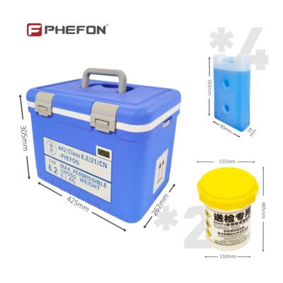 China Vaccine Specimen Cold Chain Safety Transport Container for Biological Samples for sale