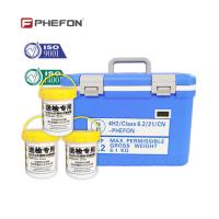 China UN3373 Cooler Box With Ice Pack Include 3PCS UN3373 Secondary Package Container For Medical Sample Cold Chain Transport for sale