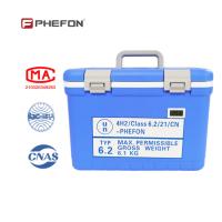 China Portable UN3373 Cooler Box For Diagnostic Specimen And Biological Sample Transport Includes UN3373 Secondary Package Container 3PCS For 0°C To 10°C Shipping for sale