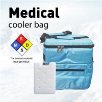 China Custom Logo Support  Insulation Soft Cooler With Double Zipper Closurefor Medical Storage for sale