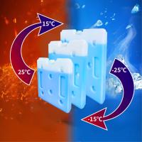 China -25 Degree Phase Change Material Cold Plates Plastic PCM Ice Pack Container for sale