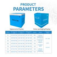 China VIP Insulation Cold Box Vacuum Insulated Panel With ≥50mm Insulation Thickness Stainless Steel Liner And PCM Ice Packs Keep  -25 To -15°C And 2 To 8°C, for sale