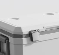 China 45L Camping Cooler Box with Reinforced Handle and Ice Packs for sale