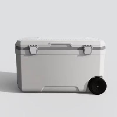 China 120L Capacity Plastic Ice Cooler Box with Internal Dimensions 792*400*400mm and External Dimensions 940*358*492mm for Food Preservation and Transportation for sale