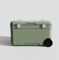 China 120L Capacity Rotomolded Ice Cooler Box Keeps Cold More Than 48 Hours for Outdoor Camping and Fishing for sale
