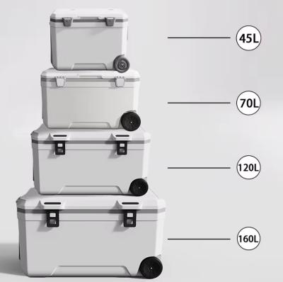 China 70L Ice Cooler Box for Camping Fishing Outdoor 63x34x34.5cm for sale