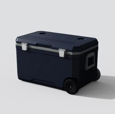 China Customized Color Ice Cooler Box for Outdoor Camping and Fishing with 120L Capacity and More Than 48 Hours Keep Cold for sale