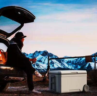 China Outdoor Thermal Insulation Ice Cooler Box with 120L Capacity and Keeps Cold More Than 48 Hours for Camping and Picnic for sale