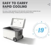 China 70L Customizable Outdoor Ice Cooler Box 74x44x43cm for sale
