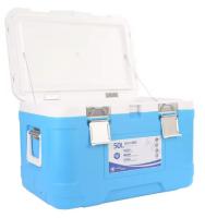 China 50L Capacity Large Rigid Plastic Insce Cooler Box for Outdoor Camping and Food Storage for sale