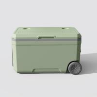 China Hard Ice Cooler Box Support OEM ODM With Wheels White Green Blue Color For Choose for sale