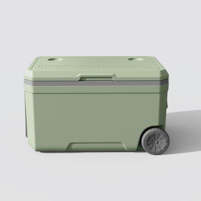 China Hard Ice Cooler Box Support OEM ODM With Wheels White Green Blue Color For Choose for sale