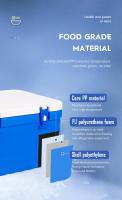 China FS-85L Cooler Box with Hinged Lid for Easy Access in Blue or Customizable Colors for sale