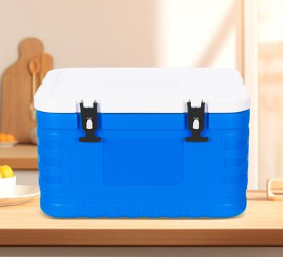 China Portable Insulated Ice Cooler Box with Temperature Display for Food Storage Camping BBQ and Picnic for sale