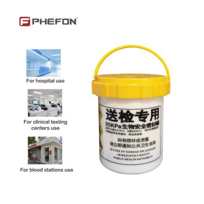 China Phefon UN3373 UN2814 Triple Packaging System Medical Transport Container For Laboratory And Healthcare Logistics for sale