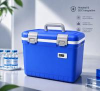 China Blue medical cold box including supply one set ice packs ensures safe delivery of temperature sensitive medical materials for sale