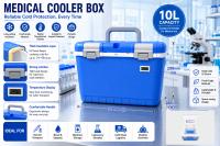 China 0-10℃ Ice Pack Cold Chain Transport Box Insulated Cooler Box for Vaccines with Safety Temperature Control for sale