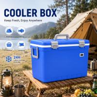 China Picnics Cooler Box for Outdoor Camping Ice Pack Supply One Set Insulated Leak Proof Cooler for Food and Beverage Storage for sale