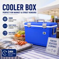 China Ice Cooler Box Road Trip & RV Travel: Stackable, 24h cold storage for drinks & fresh food for sale