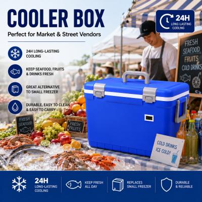 China More Than 24 Hours Cold Storage Time Cooler Ice Box Hiking & Mountain Biking: Portable for cold snacks & medical ice packs for sale