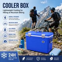 China Cooler Box for Outdoor Camping Great for Road Trip RV Travel Hiking Mountain Biking Yacht Boat Fishing Tailgate Party Compact for sale