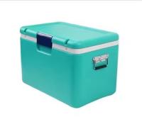 China 1 Unit ctn Hard ice cold box featuring hinged secure latch designed for cold chain logistics and safe temperature control for sale