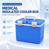 China 10L Medical Insulated Cooler Box for Vaccine and Medicine Transport Cold Chain Storage for sale