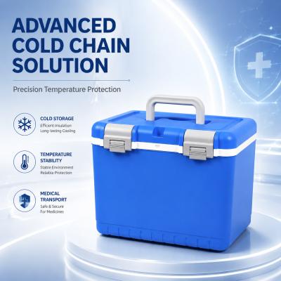 China FS-10L Medical Cold Box with PU Insulation Type Designed to Preserve Temperature Sensitive Medical Materials Effectively for sale