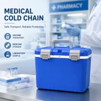 China Temperature Display Optional Select Medical Cooler Box FS 10L Customize Support Cooling System for Medical and Laboratory for sale