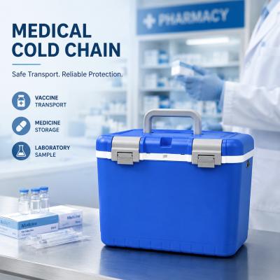 China Temperature Display Optional Select Medical Cooler Box FS 10L Customize Support Cooling System for Medical and Laboratory for sale
