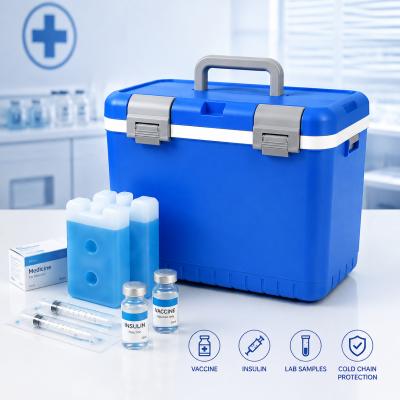 China Medical Cooler Box temperature controlled insulated box for safe delivery of vaccines medicines and biological samples for sale