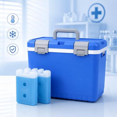 China Passive Cooling Method Portable Blood Specimen Cold Chain Cooler Box Support Customize Solution for Medical Sample Preservation for sale