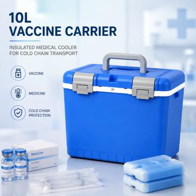 China Medical Cooler Box portable insulated box designed to preserve cold chain conditions for medical and laboratory supplies for sale