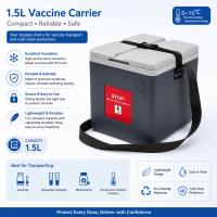 China Insulated Portable Vaccine Cooler Cold Box Including Ice Pack Ideal For Cold Chain Management In Livestock Vaccine Distribution for sale