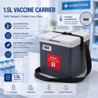 China Customize Lable Support Vaccine Cold Box And Vaccine Carrier Box For Pharmaceutical Logistics Optional Temperature Display for sale