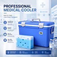 China Medical Cooler Box durable temperature controlled storage box for secure transport of vaccines  biological specimens for sale