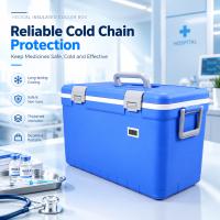China Medical Cooler Box temperature controlled insulated carrier engineered for preservation of vaccines blood products and medical reagents for sale