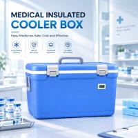 China Medical Cooler Box insulated container designed to maintain optimal temperature during medical sample transport and vaccine delivery for sale